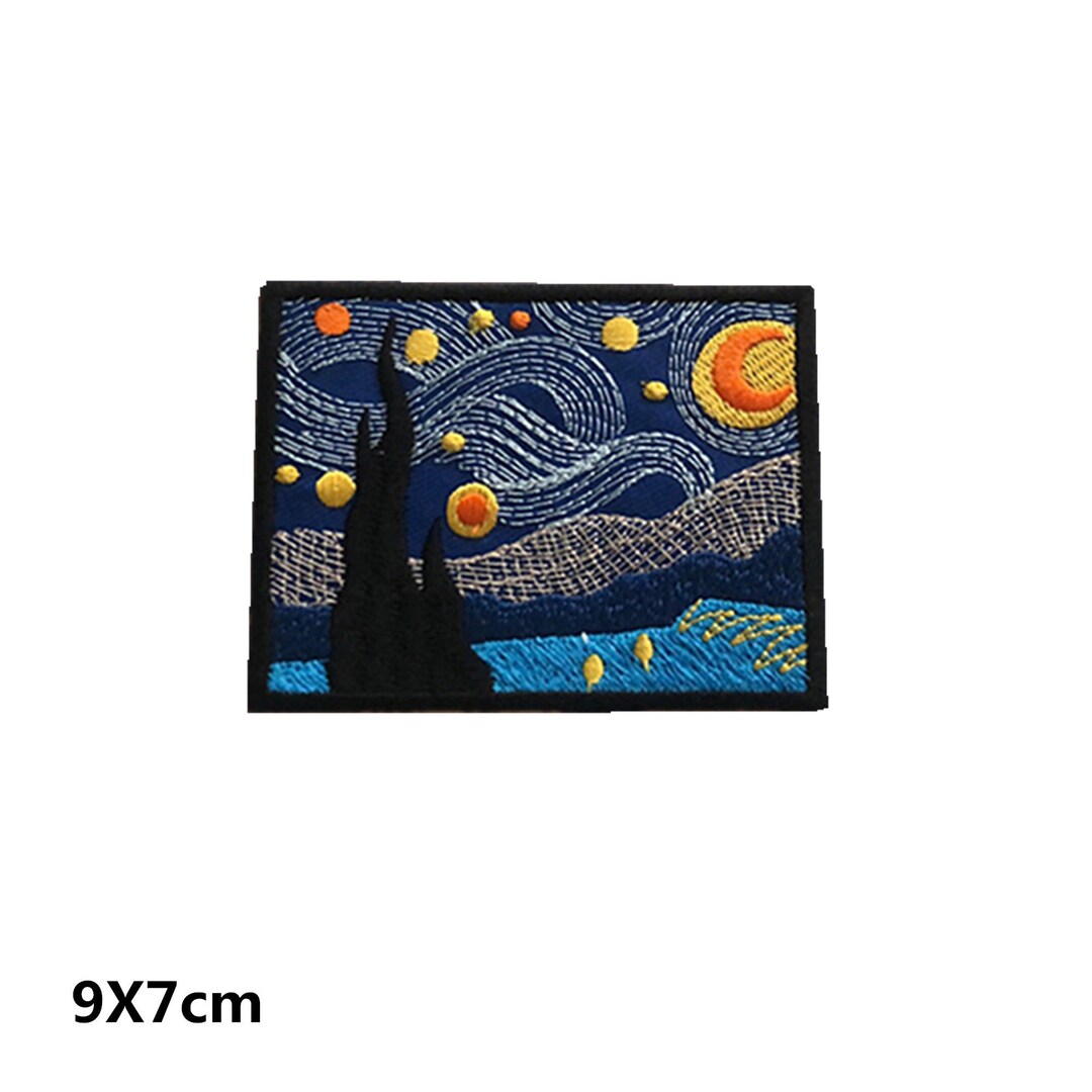 Abstract Painting Patch Embroidered Patch Sew on Patch Iron on Patch ...
