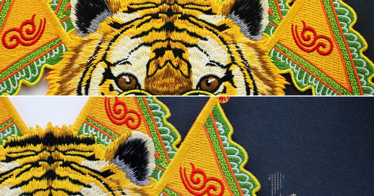 Tiger Patch Large Patch Animal Back Patch Embroidered Patch - Etsy