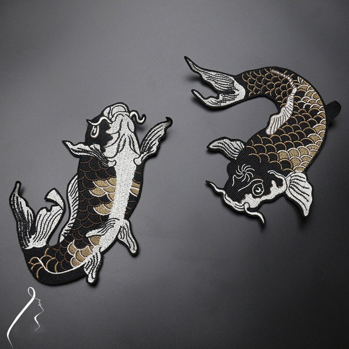 Iron on Carp Fish Patch Large Patch Punk Back Patch - Etsy