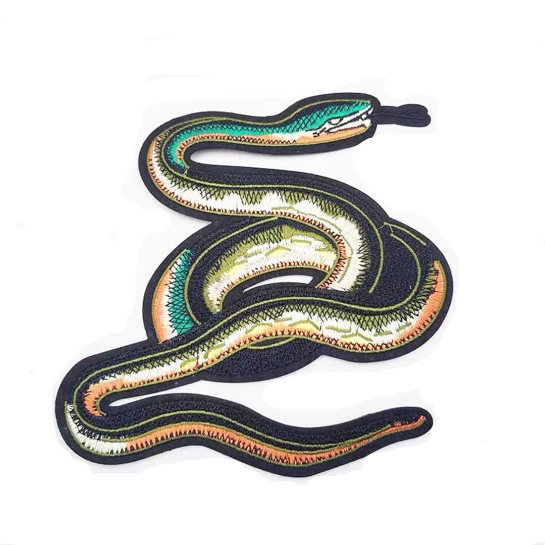 Snake Patch Large Patch Animal Back Patch Embroidered Patch Sew on ...