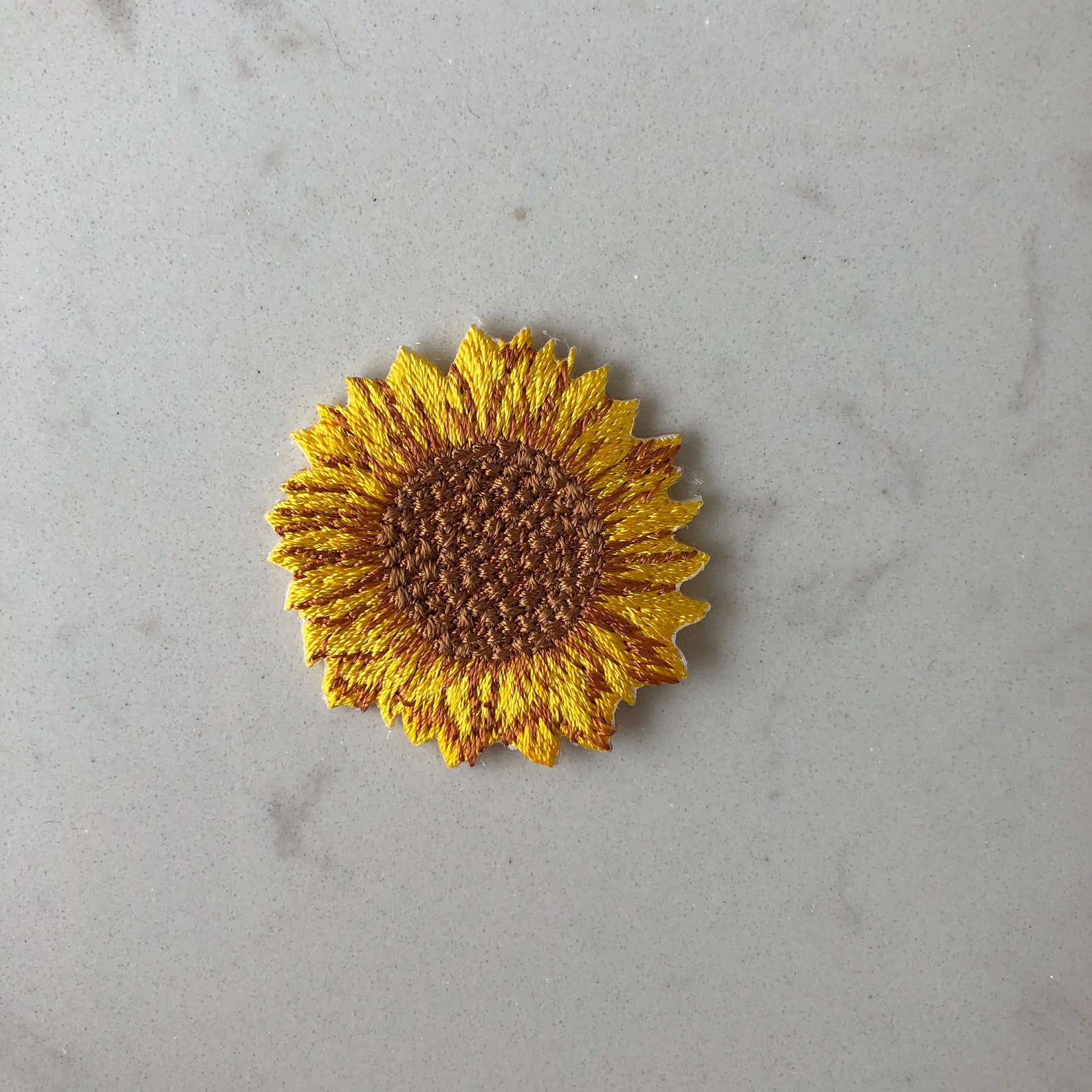 Sunflower Iron on Patch Handmade Embroidered Patch - Etsy