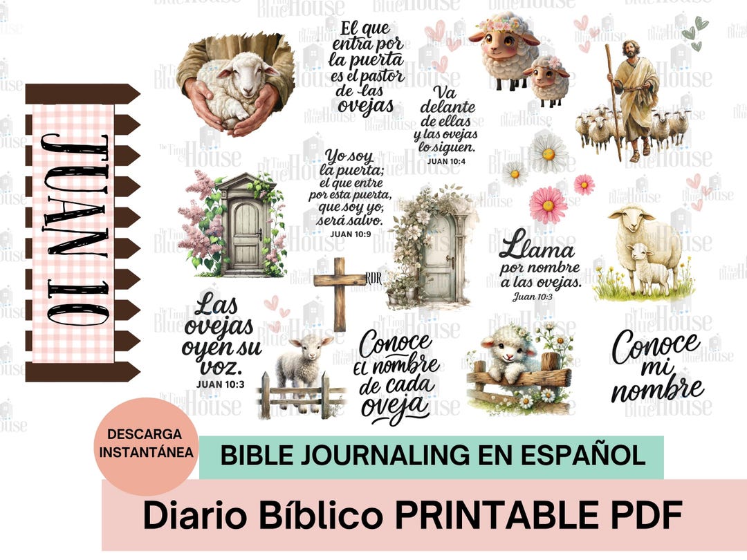 El Buen Pastor Bible Journaling: Spanish Christian Art (PDF ...