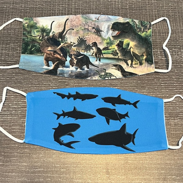 Shark Face Mask - Etsy