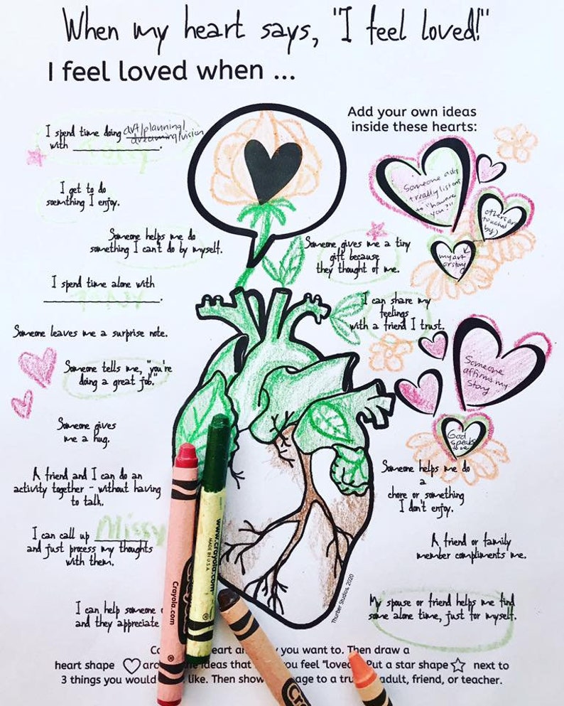 Self-love for Kids, Self-esteem Activity, Coloring Pages for Kids ...