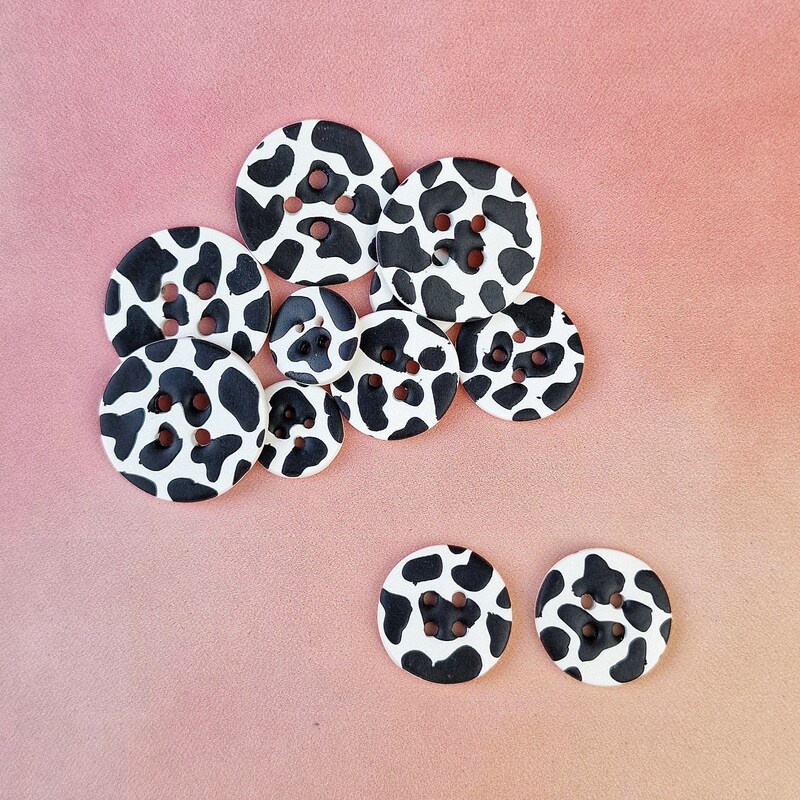 Cow Buttons - Etsy