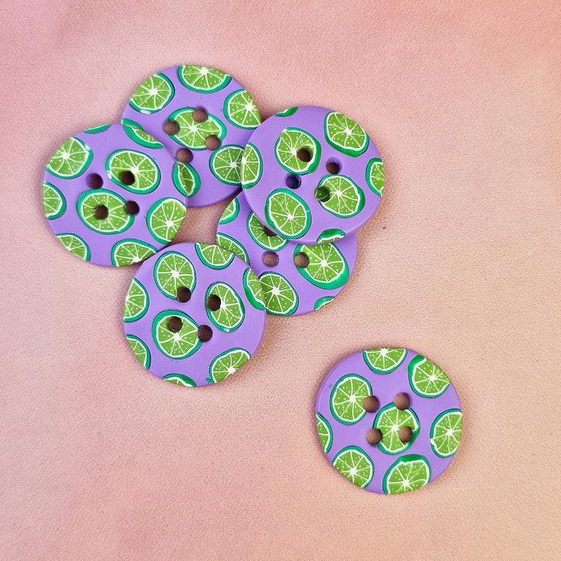 Polymer Clay Buttons - Etsy
