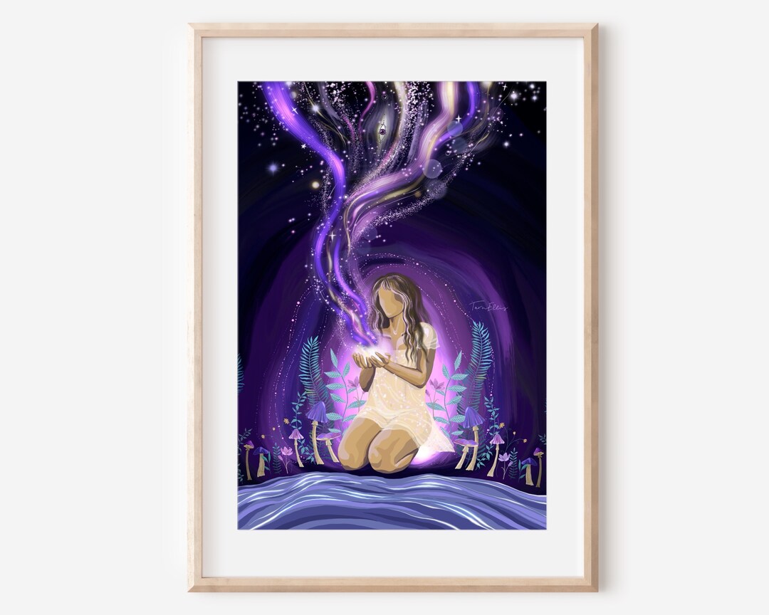 THE SOURCE - Spiritual Artwork Divine Feminine Energy Celestial Cosmic ...
