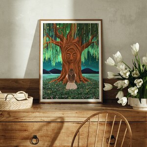 TREE SPIRIT - Fine Art Print Ancient Wisdom Mother Nature Earth ...