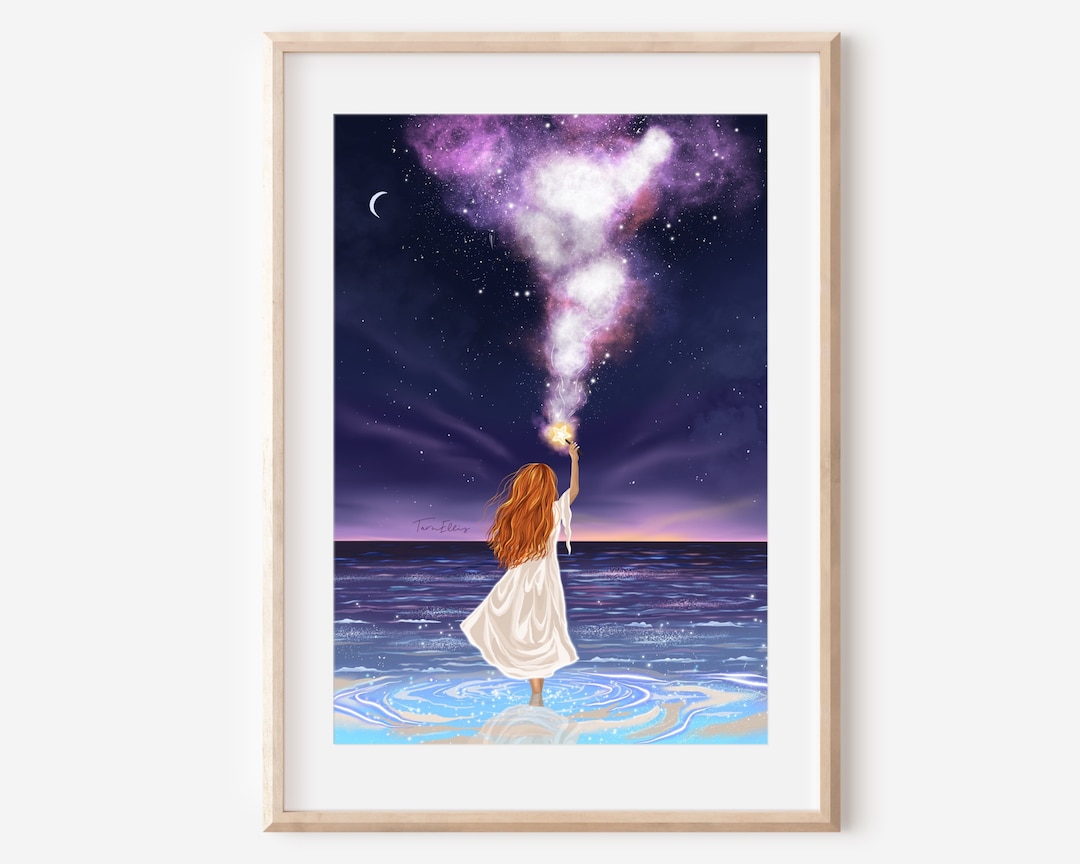 CREATE YOUR MAGIC - Fine Art Print Celestial Cosmic Energy Magical ...