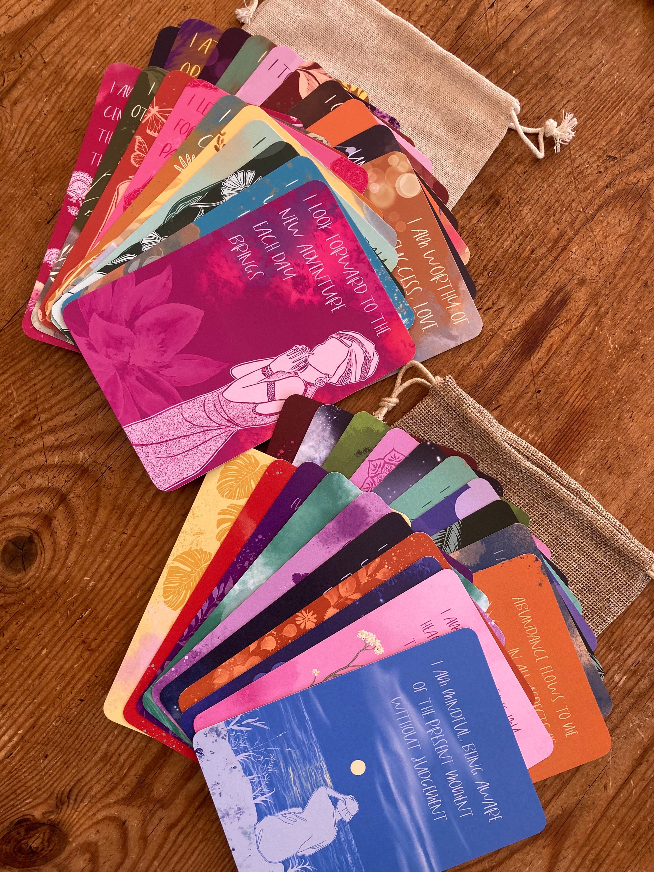 AFFIRMATION CARDS: Large Illustrated Positive Empowering Fine | Etsy UK