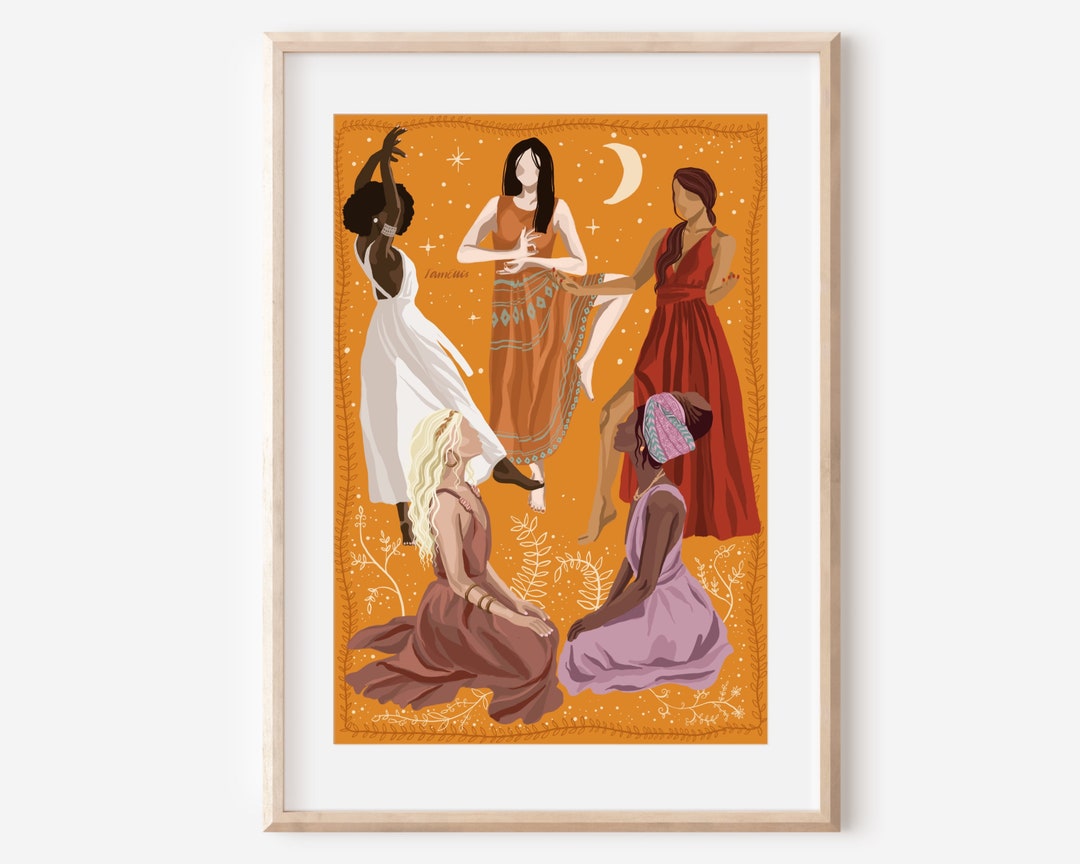 UNITY IN DIVERSITY- Fine Art Print, Unity Friendship Illustration Wall ...