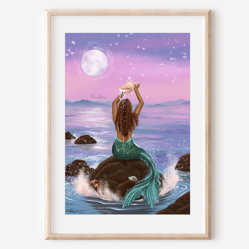 Mermaid Fine Art - Etsy