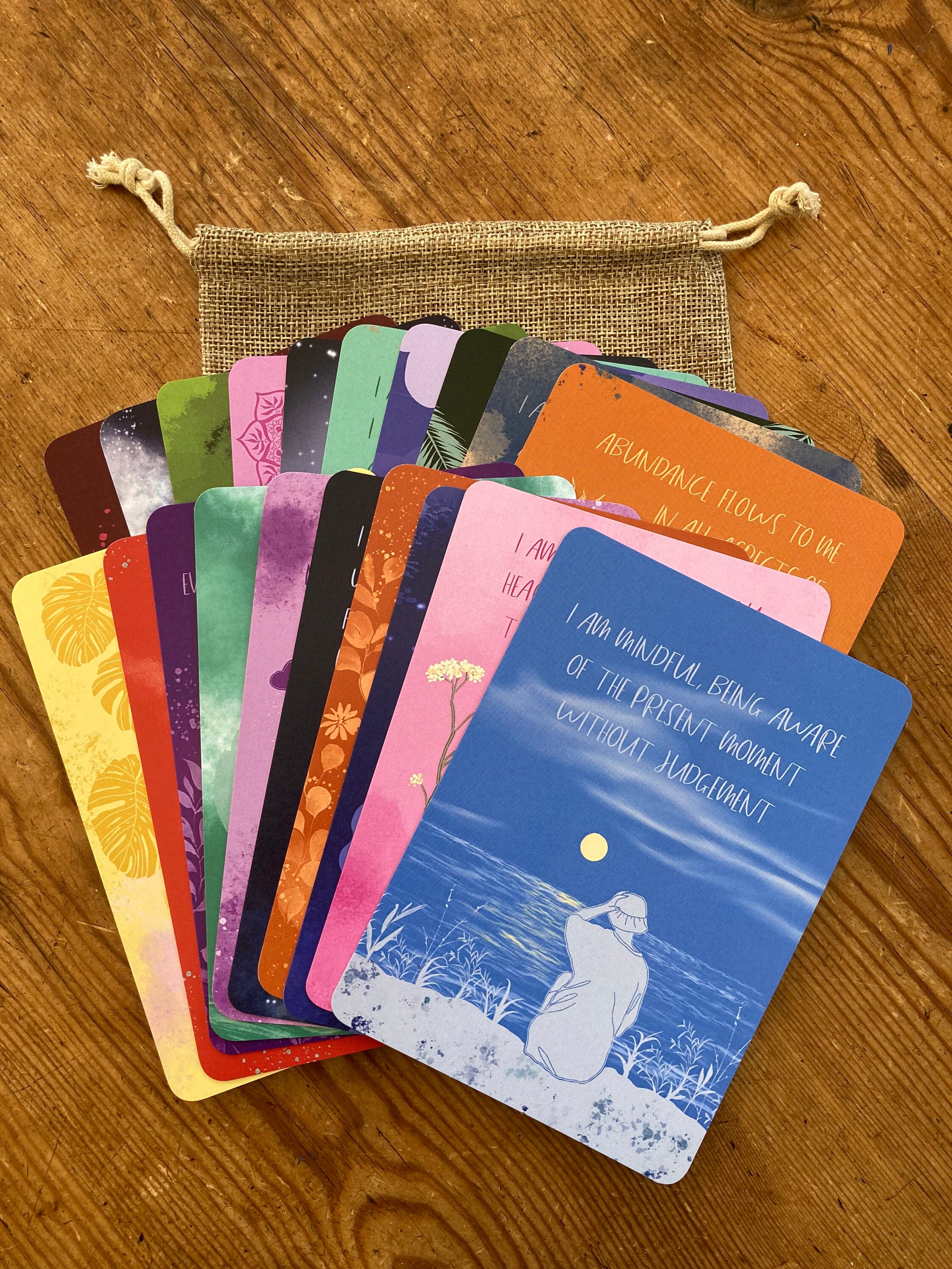 AFFIRMATION CARDS: Large Illustrated Positive Empowering Fine | Etsy UK