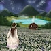 ENCHANTED LAKE Fine Art Magic Meadow Painting Illustration - Etsy
