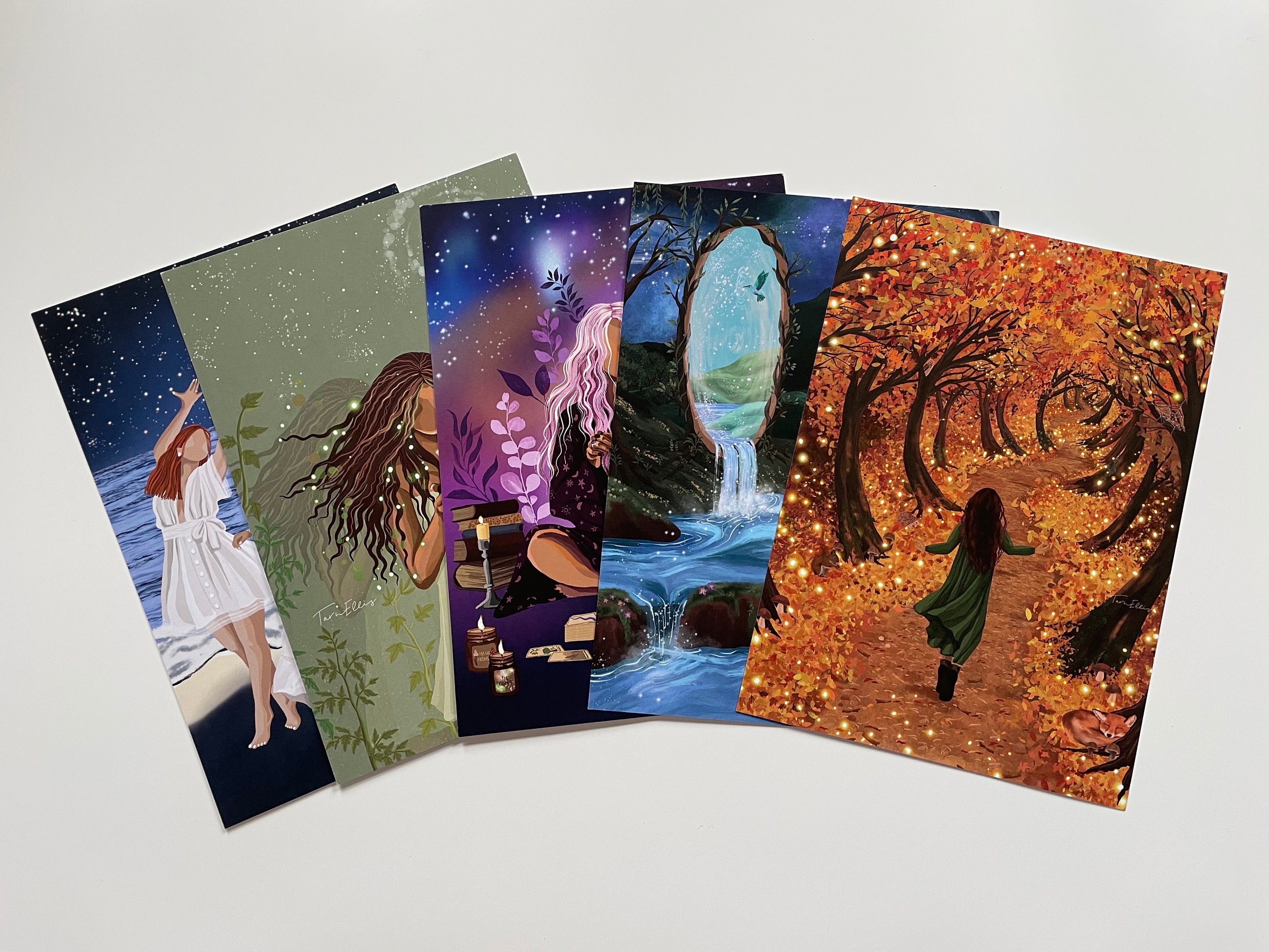The MAGIC MAKERS Collection - Five A5 Magical Women Print Set Wall ...