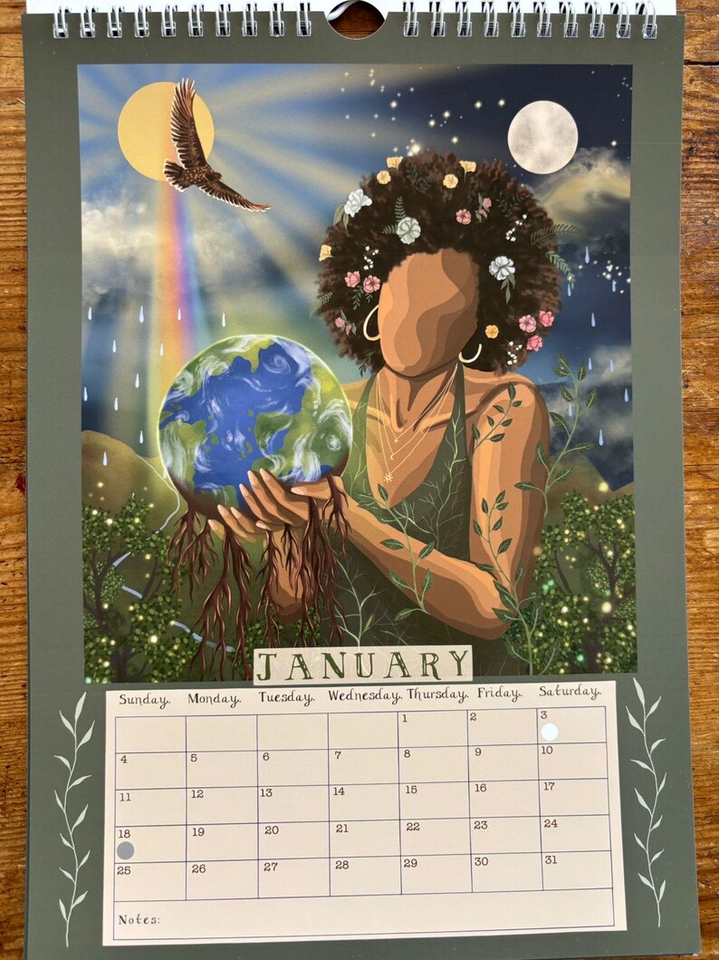 2026 CALENDAR * Seconds Sale * MOTHER NATURE ~ Hanging Wall Calendar ...