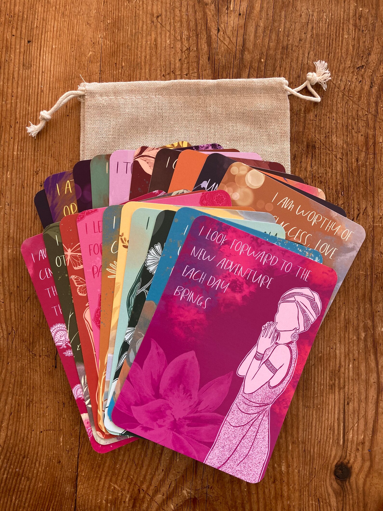 AFFIRMATION CARDS: Large Illustrated Positive Empowering Fine | Etsy UK