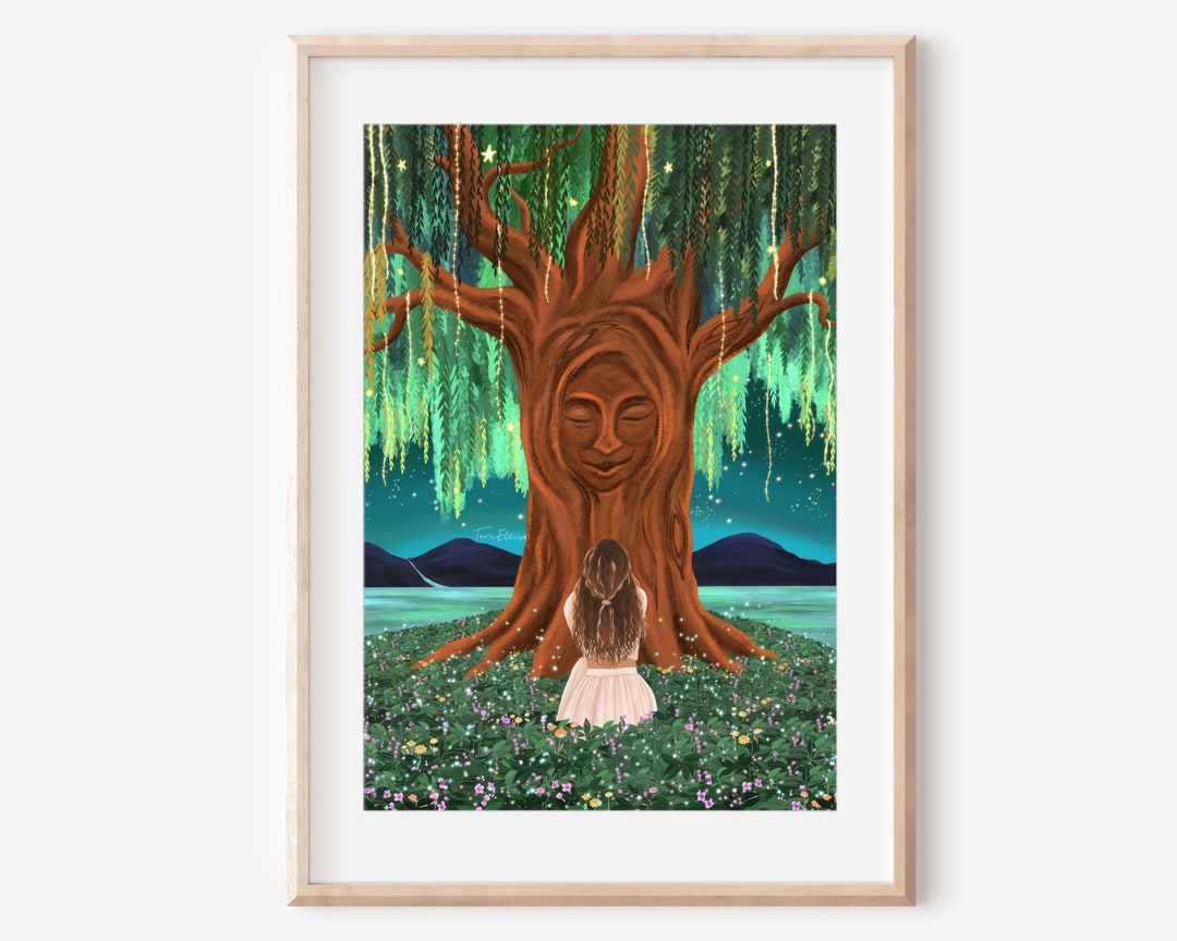 TREE SPIRIT - Fine Art Print Ancient Wisdom Mother Nature Earth ...