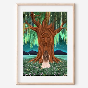 TREE SPIRIT - Fine Art Print Ancient Wisdom Mother Nature Earth ...
