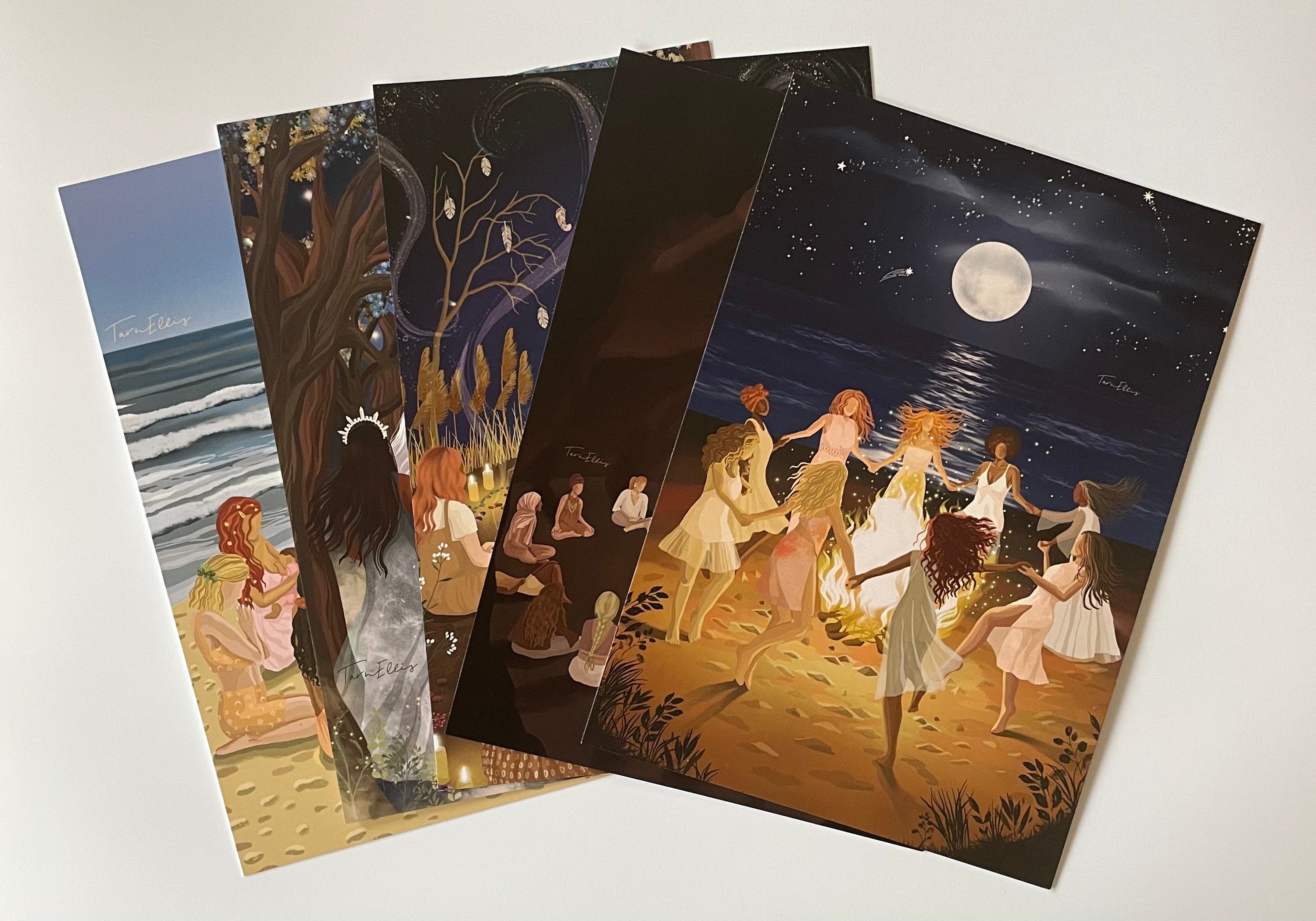 The WOMENS CIRCLE Collection - Five A5 Women Connection Mini Print Set ...