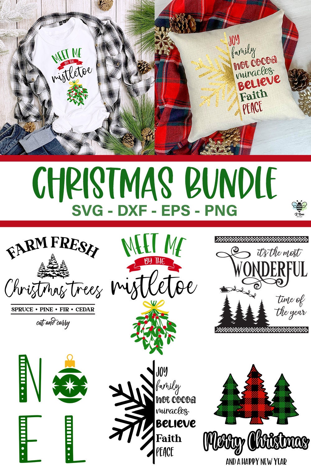 Christmas SVG Bundle Christmas Sign SVG Merry Christmas - Etsy