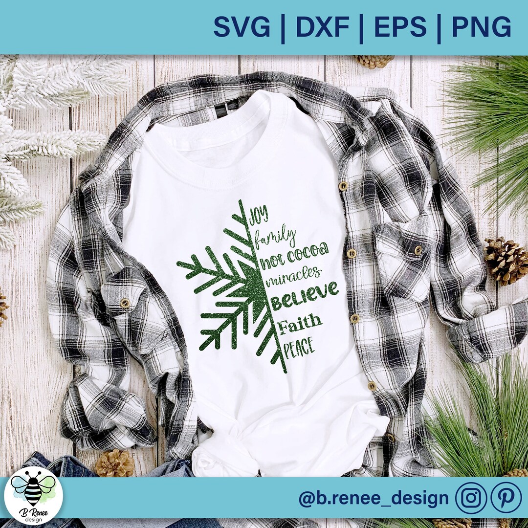 Christmas Snowflake SVG | Christmas SVG | Winter SVG | Christmas Decor ...