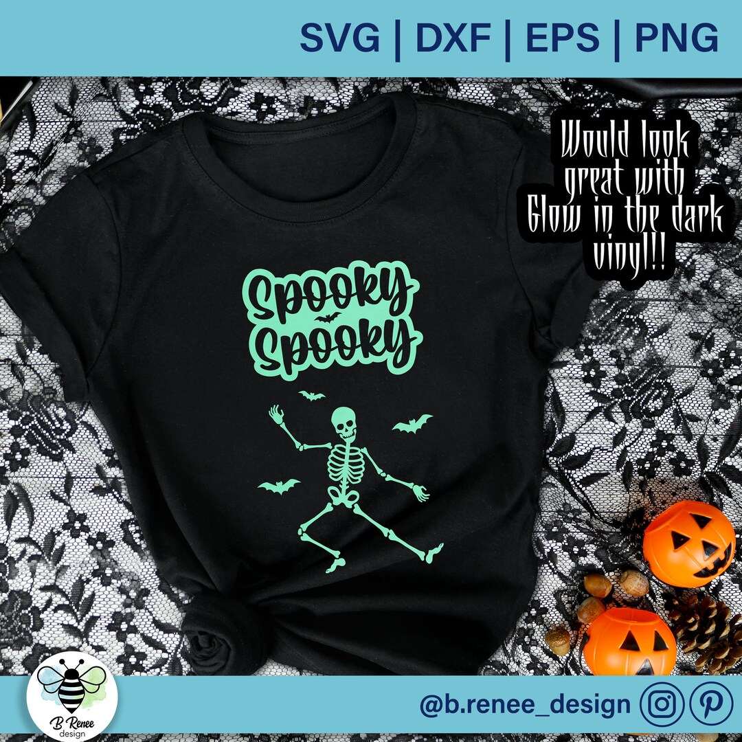 Spooky Skeleton SVG | Halloween SVG | Halloween Shirt SVG | Halloween ...