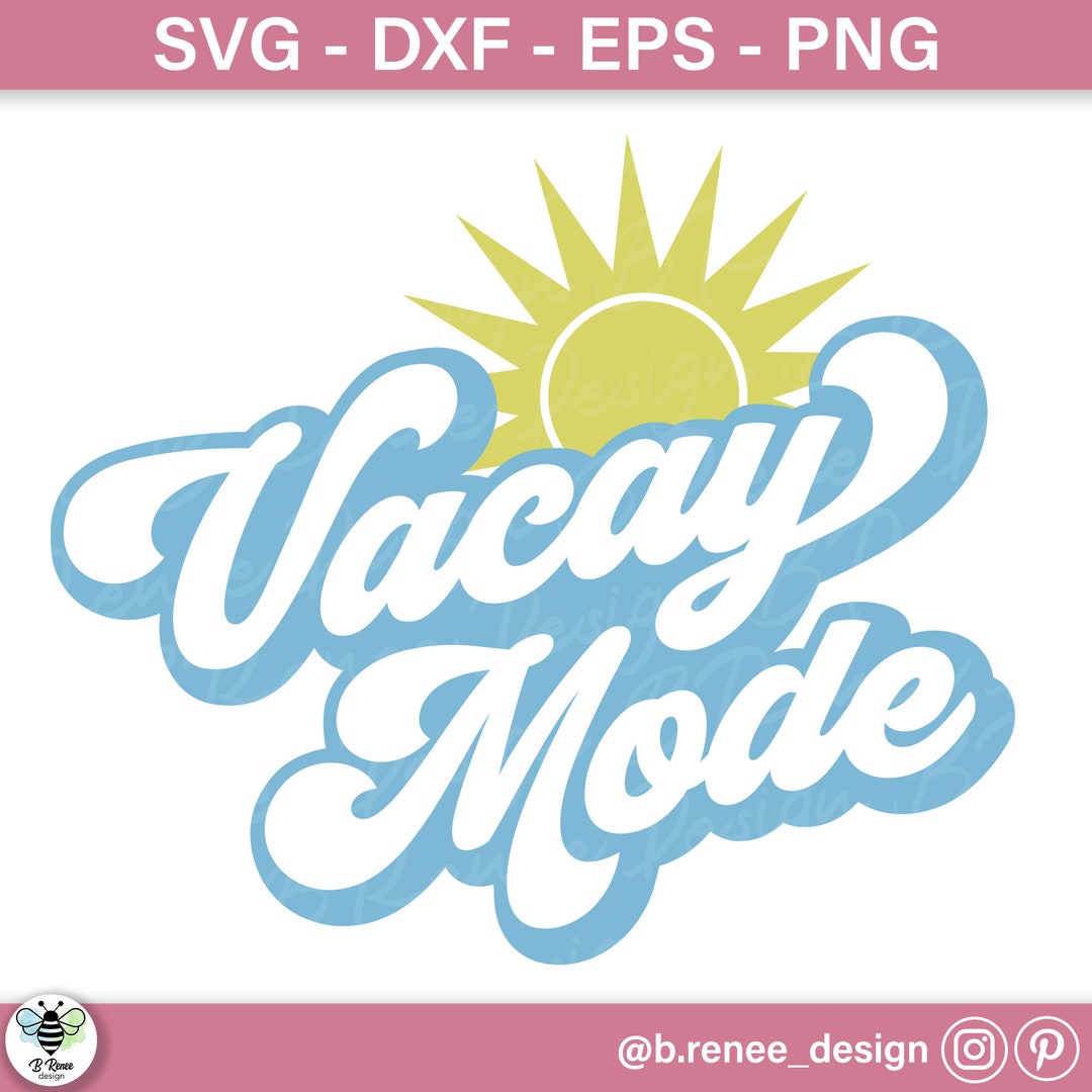 Cotización de verano SVG / Modo Vacay SVG / Diseño de camisa de ...