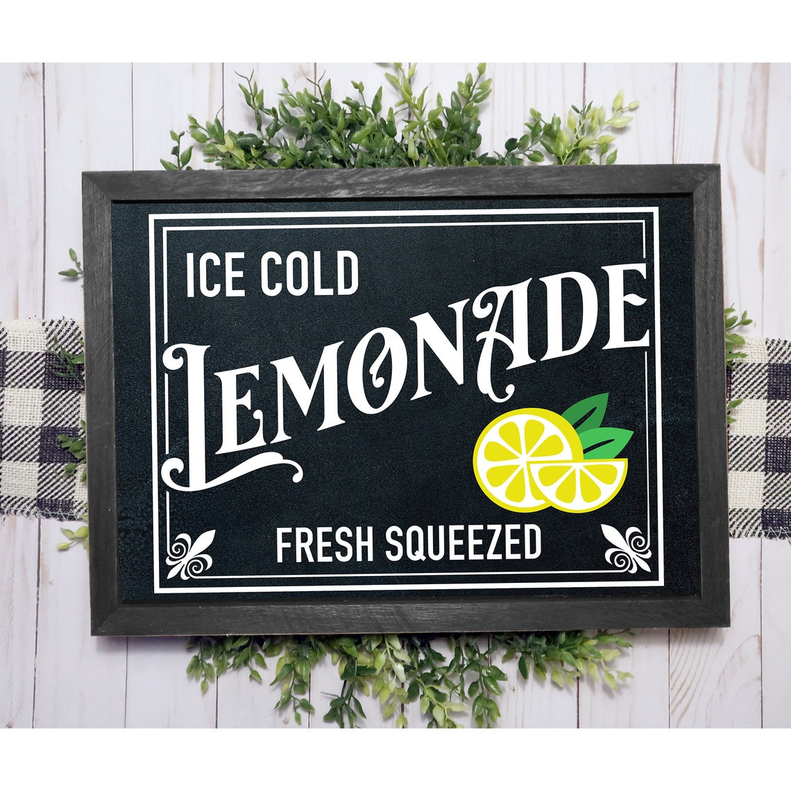 Ice Cold Lemonade Sign SVG Vintage Lemonade Sign Lemonade - Etsy