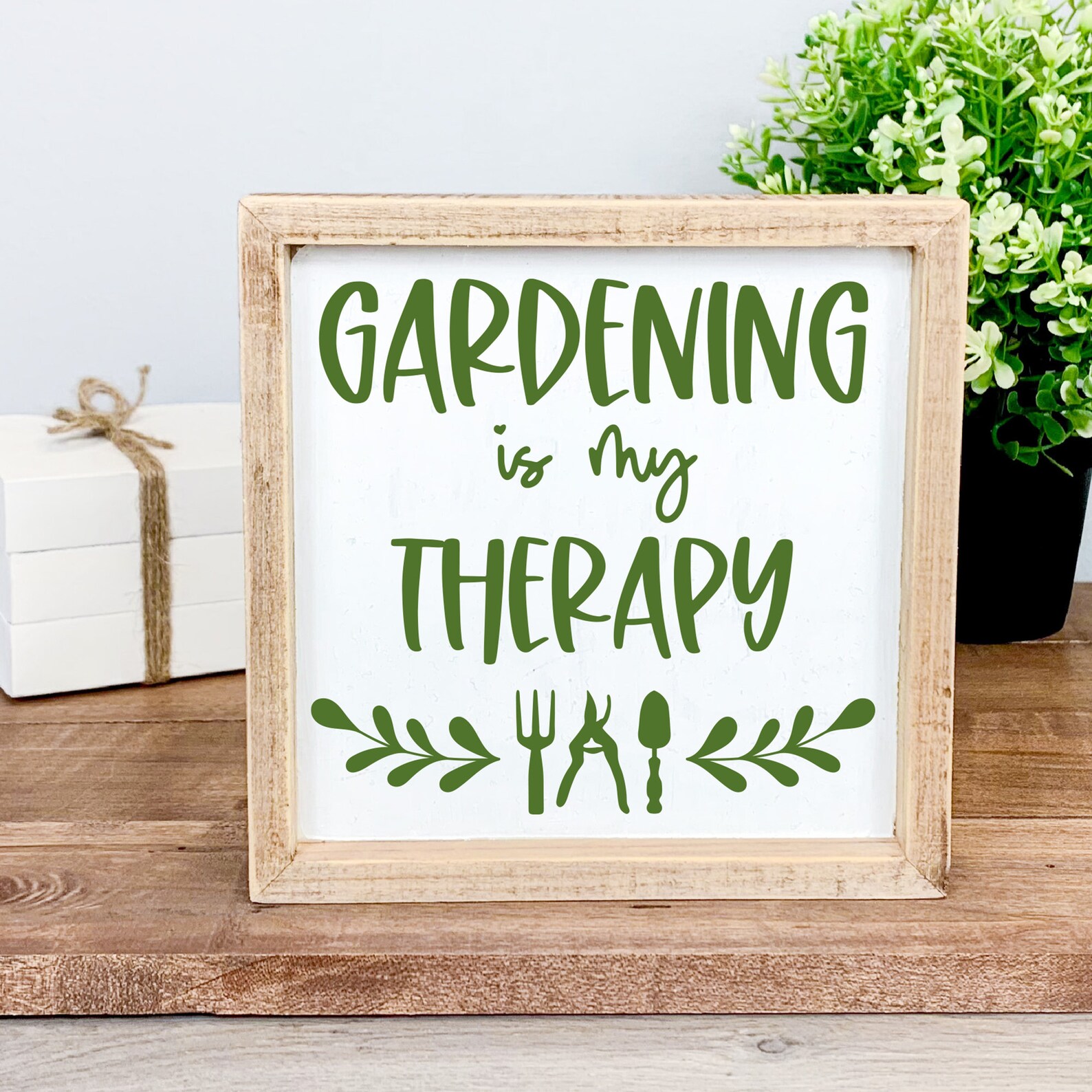 Gardening is My Therapy SVG: Garden Quote Cut File (digital Download ...