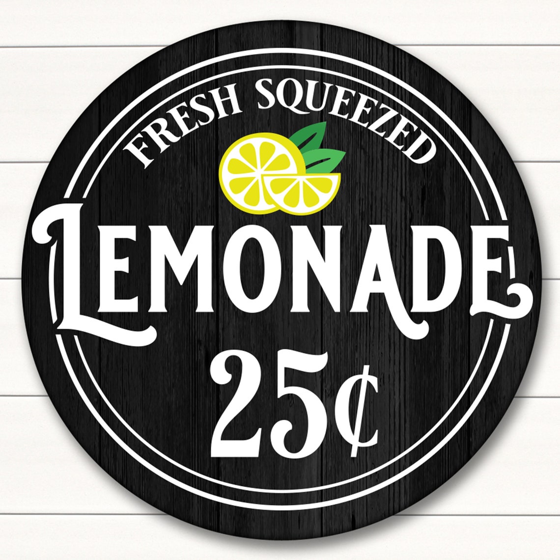 Fresh Squeezed Lemonade SVG Farmhouse Lemonade Sign | Etsy