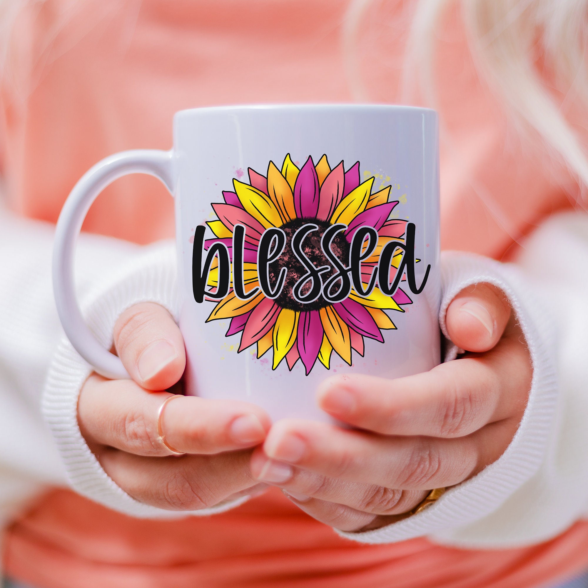 Blessed Sunflower PNG Sunflower Sublimation Blessed PNG - Etsy