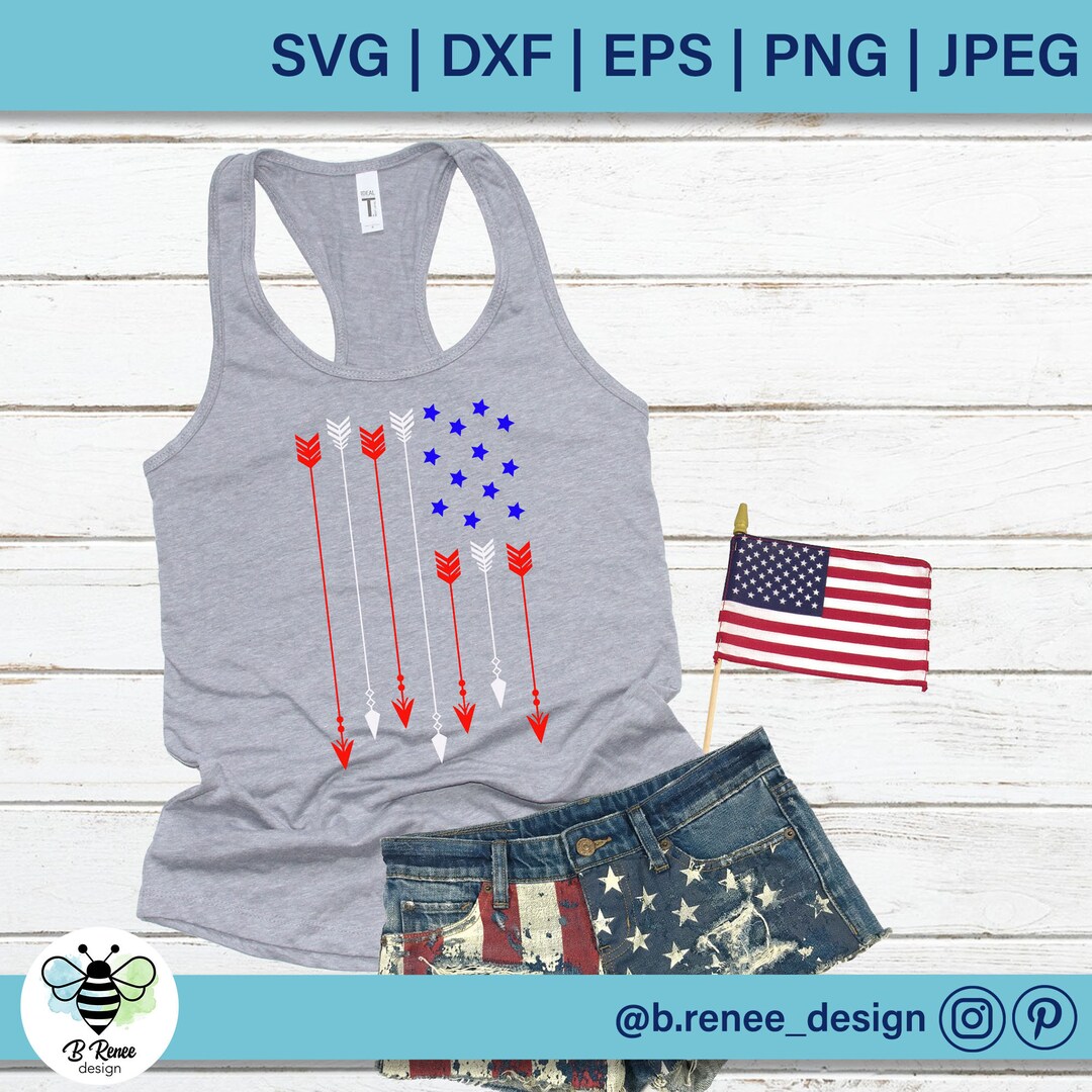 American Flag SVG Independence Day Svg 4th of July Design Patriotic Svg ...