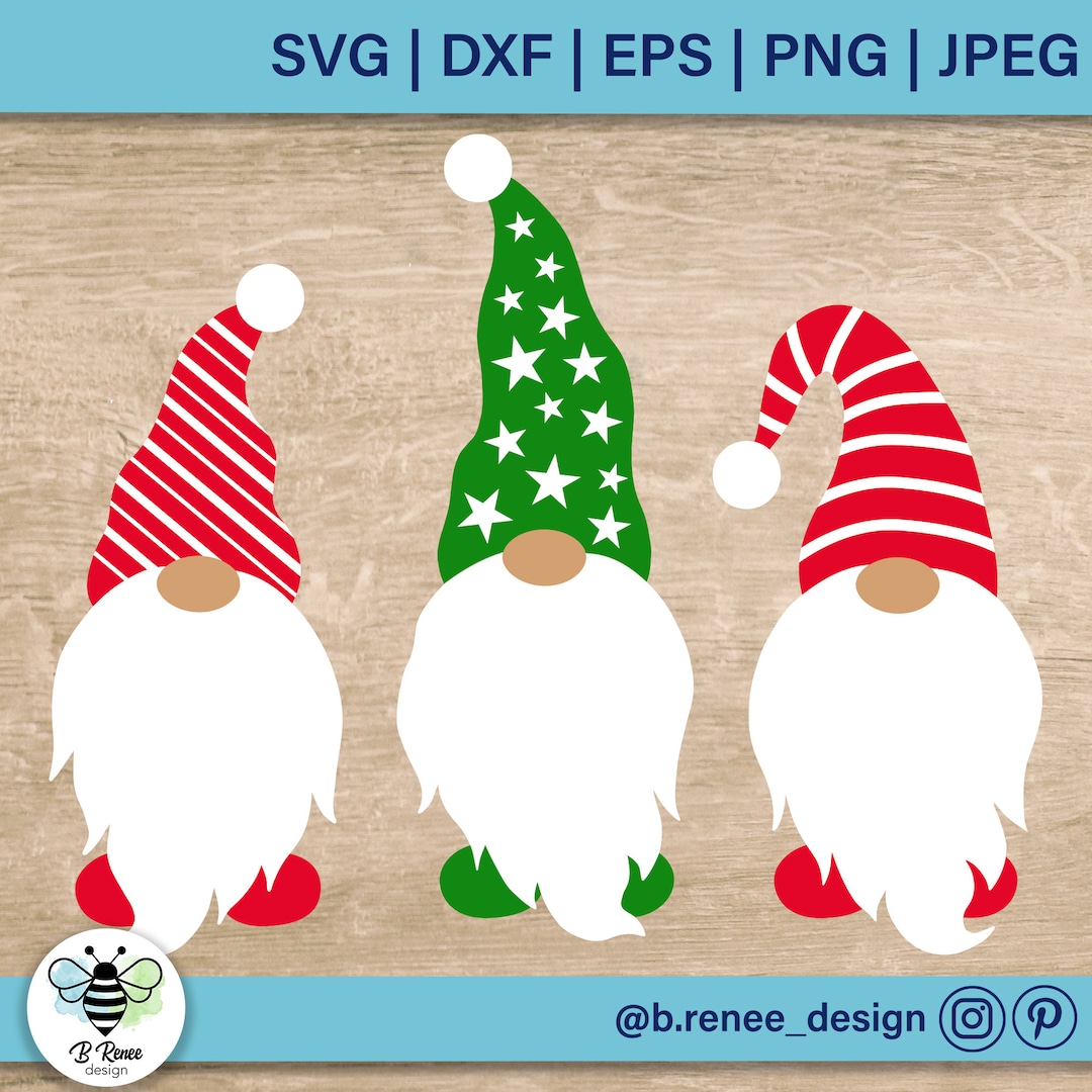 Cute Christmas Gnomes SVG | Holiday Gnomes | Gnome SVG | Christmas SVG ...