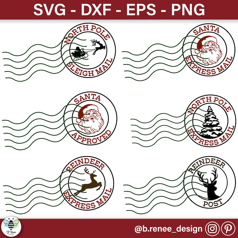 Santa Approved Stamp - Etsy