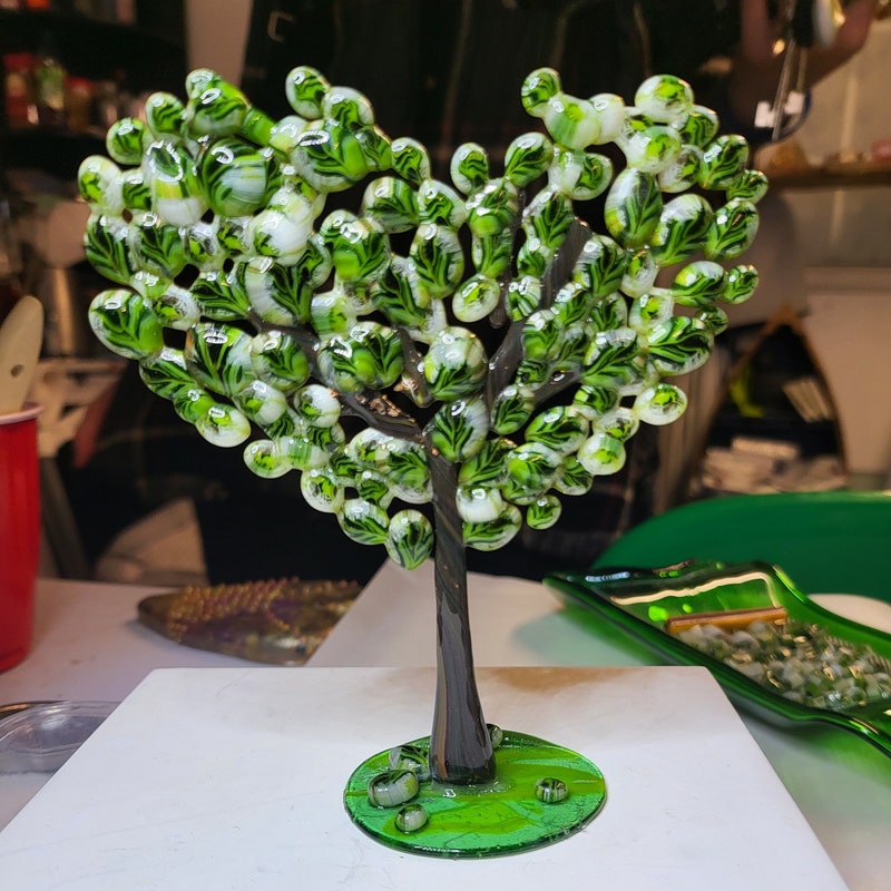 Fused Glass Tree - Etsy
