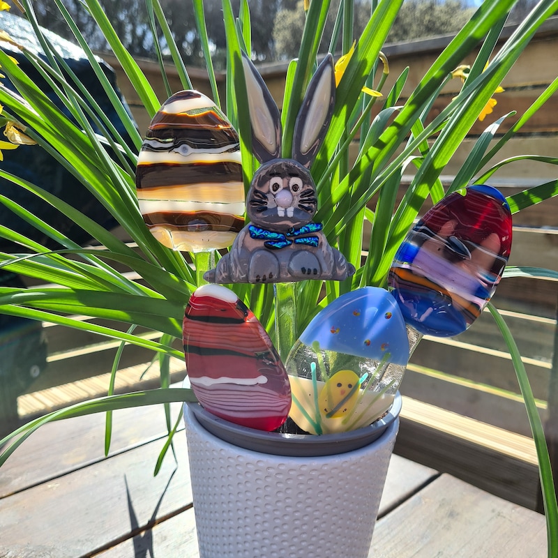 Glass Easter Eggs - Etsy