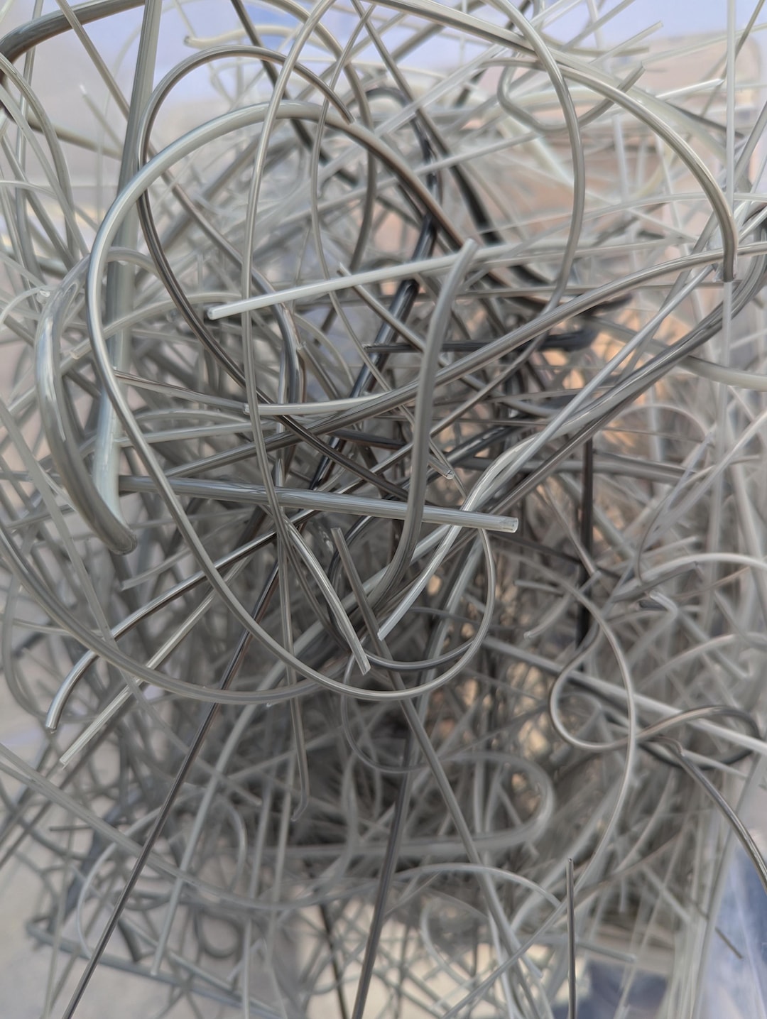 Vitrigraph Stringers Grey Fused Glass 90COE Streaky 100grams Floral ...