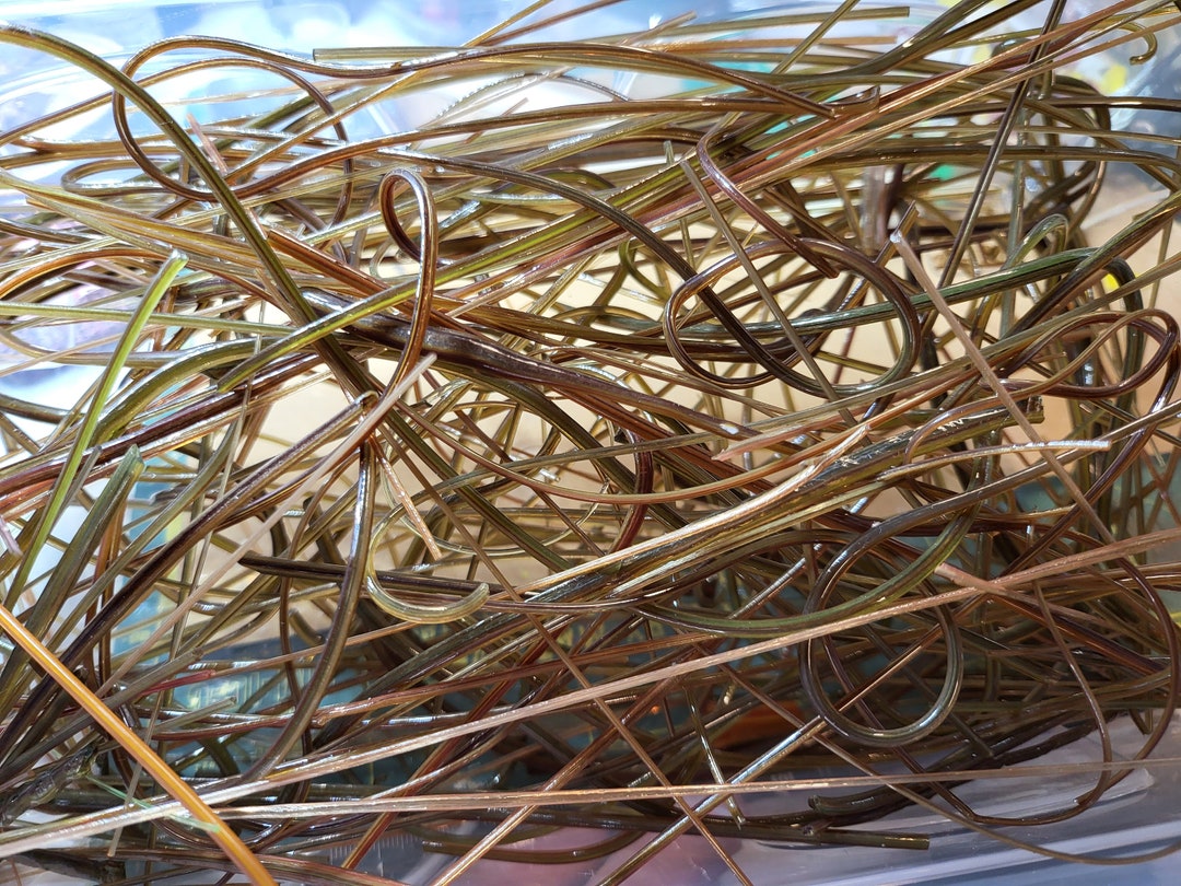 Vitrigraph Fused Glass Stringers 90COE Autumn Golden Brown Mix Multi ...