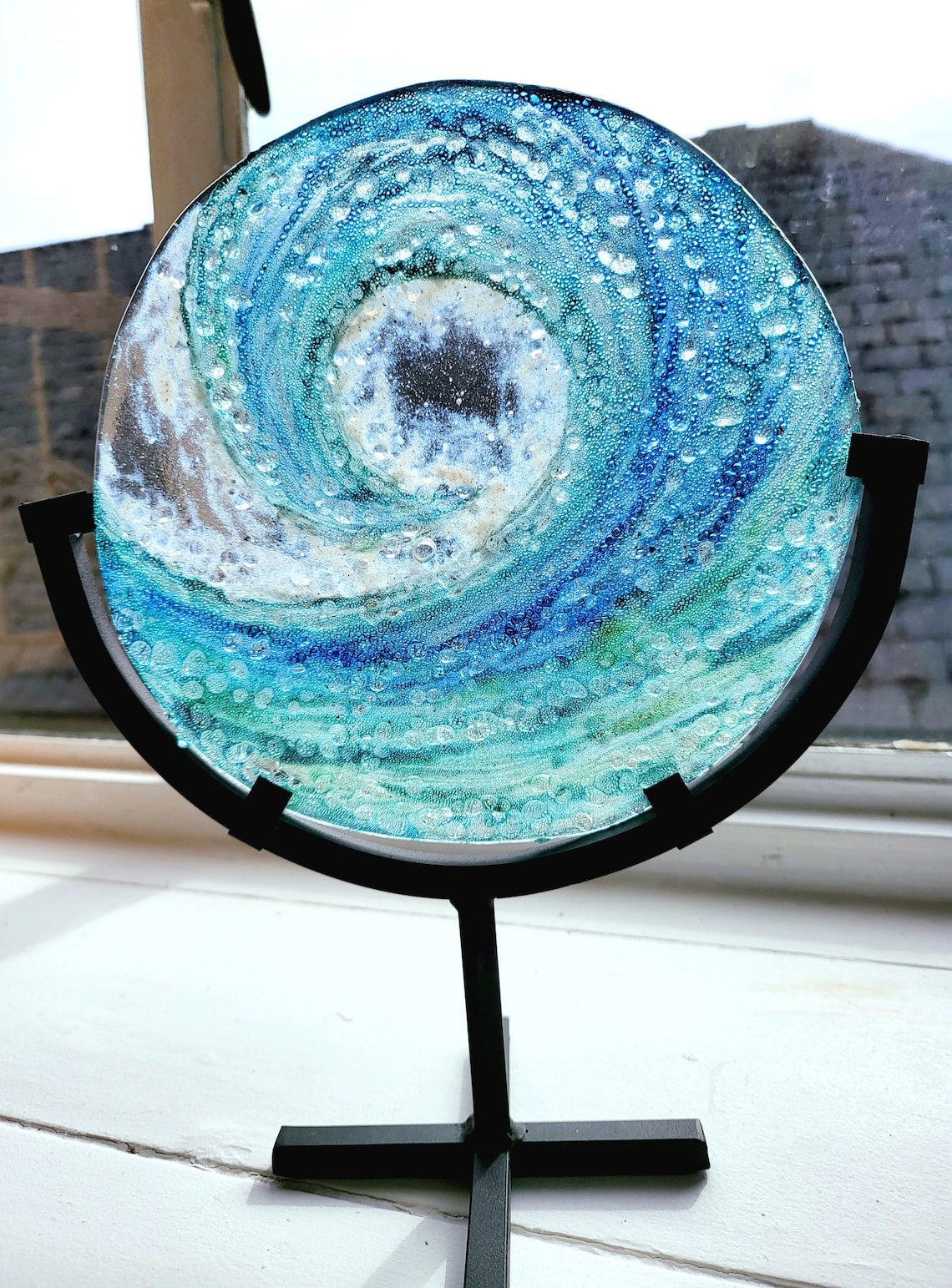 Fused Glass Wave Sea Wave Majestic Ocean Wave Cornish Glass - Etsy