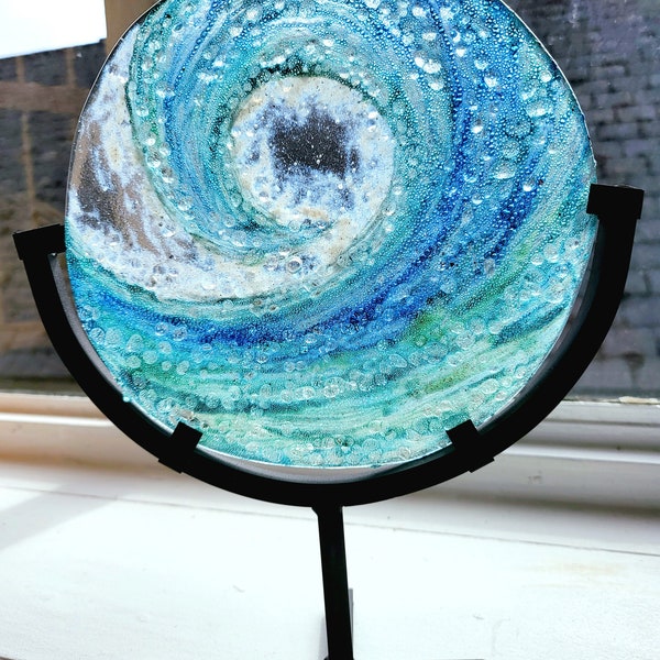 Ocean Wave Glass Art - Etsy