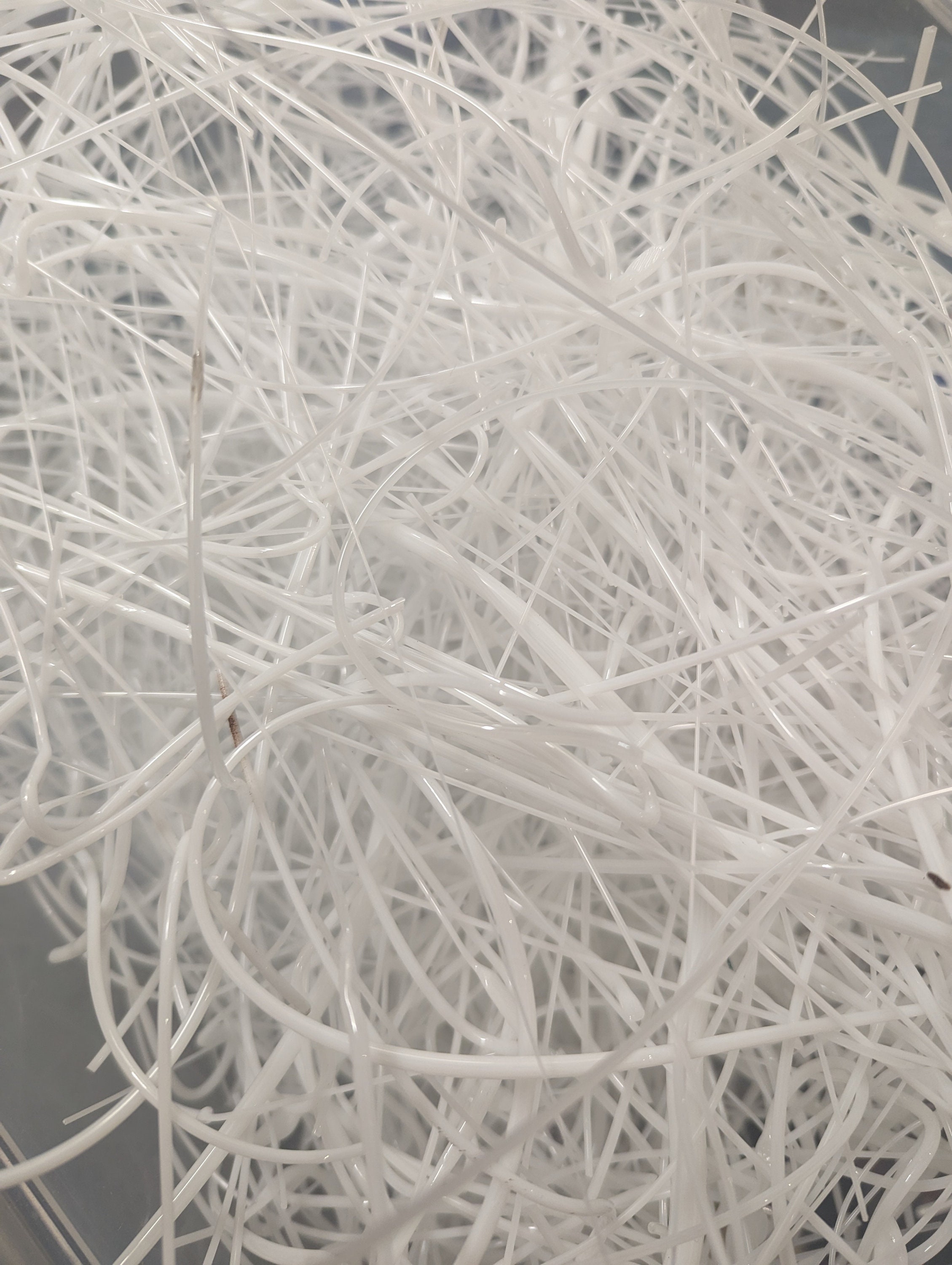 White Vitrigraph Stringers Green Fused Glass 90COE 100grams Floral ...