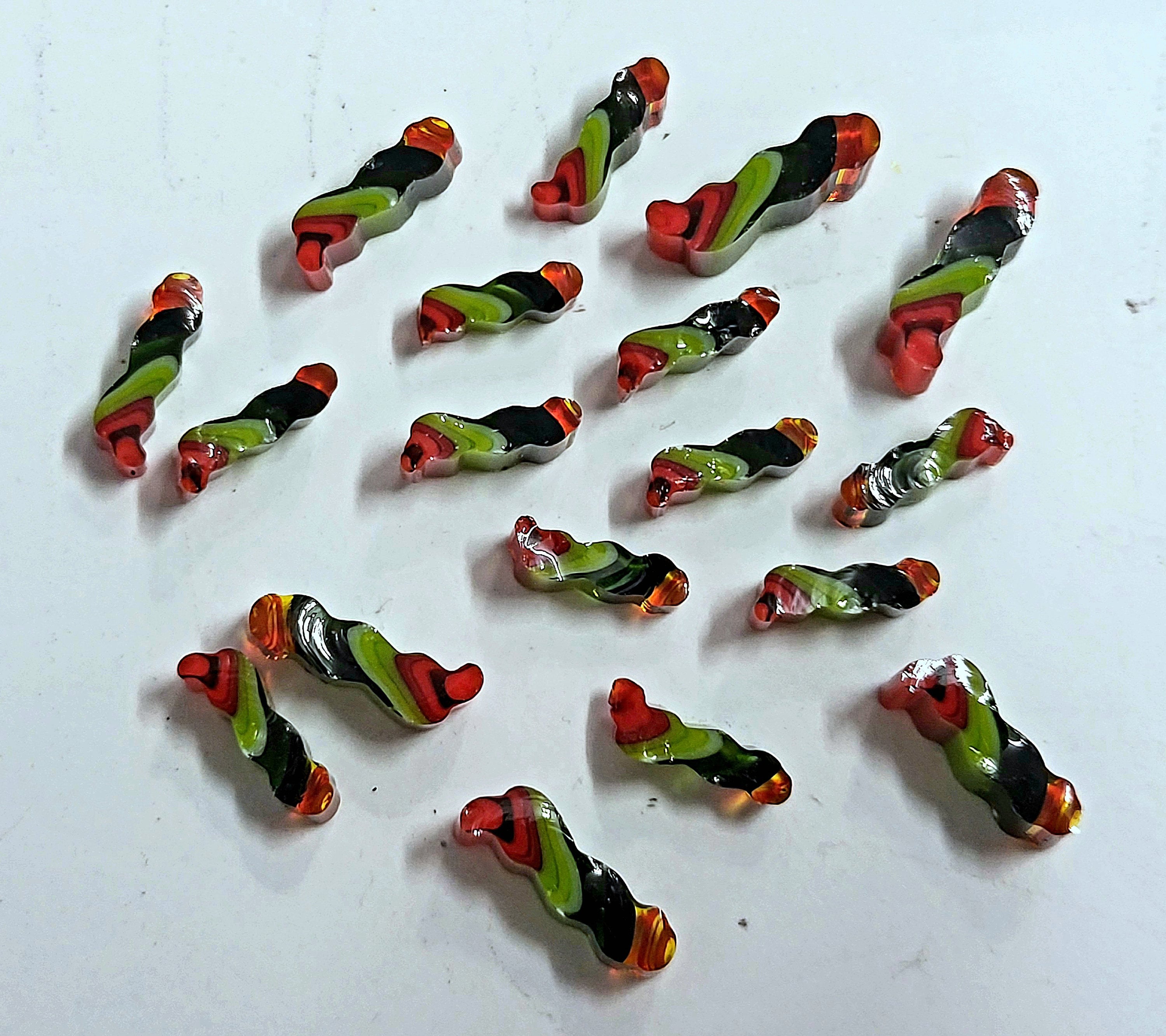Vitrigraph Murrine Caterpillar Flower Petals Versatile Fused Glass ...