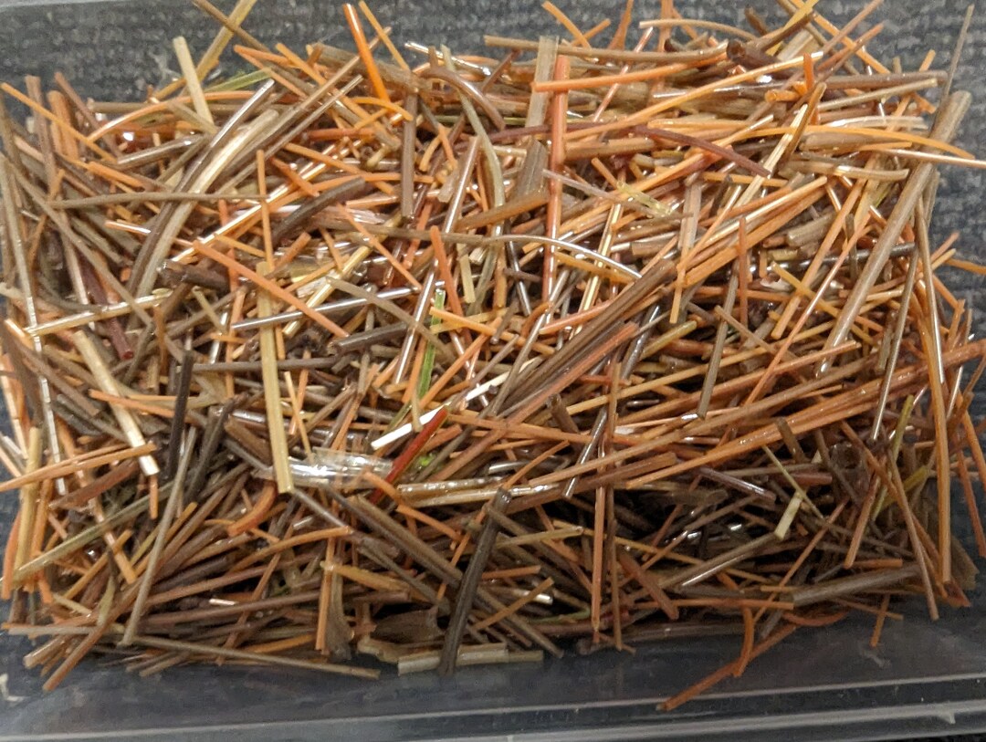 Tiny Stringers Brown Mix Vitrigraph Fused Glass 90COE With Streaky Bits 50 Grams Autumn Foliage ...
