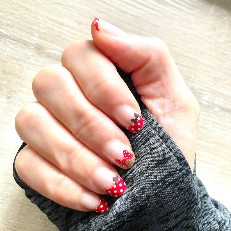 French Mouse Tips Nail Wraps / Disney Nails - Etsy