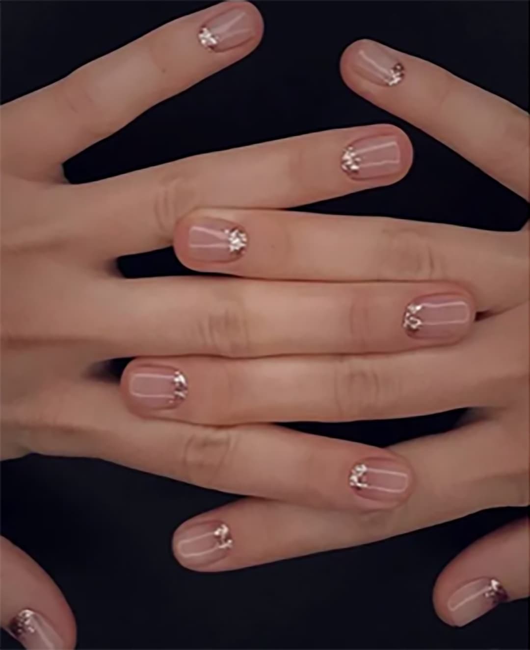 Gold Rush Nail Wraps / Transparent Nail Wraps / Gold Cuticle Nail Wrap ...