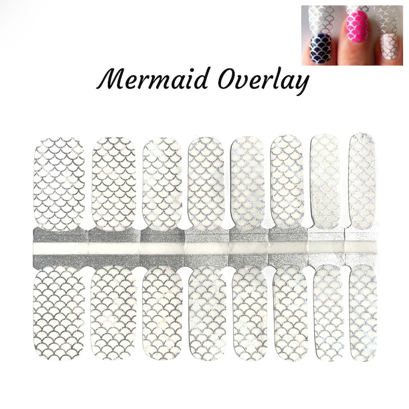 Mermaid Nail Art Stickers - Etsy