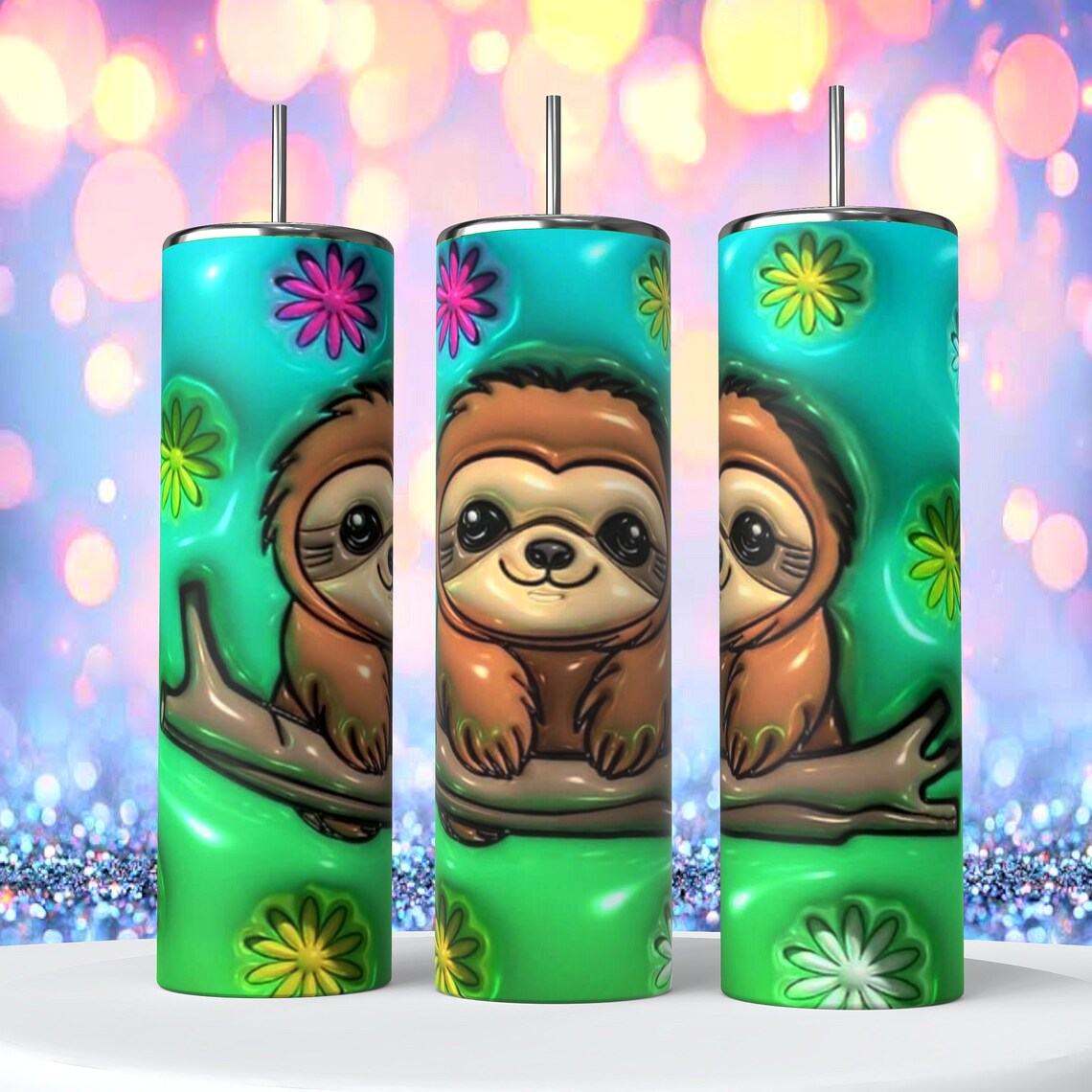 20oz Sloth Sublimation Tumbler - Etsy
