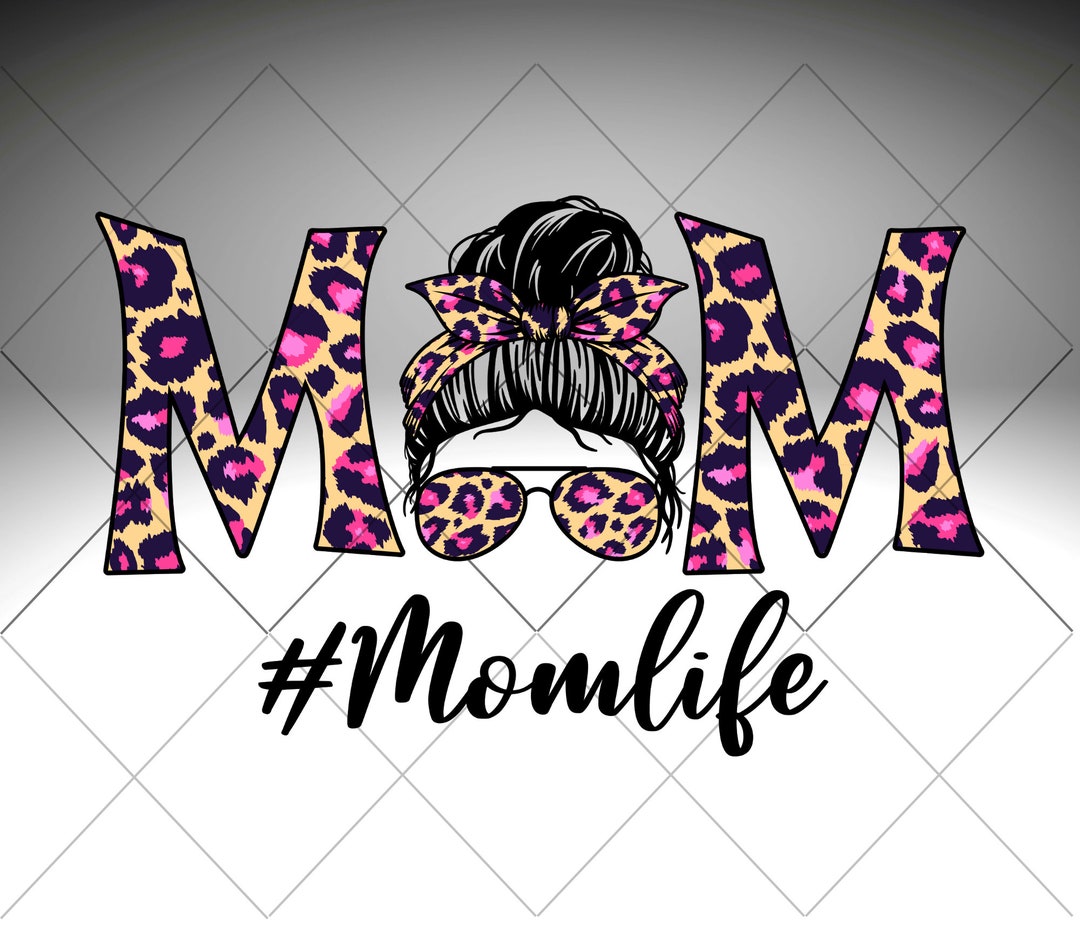 Mom Life PNG Decal - Etsy