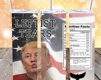 Automotive Liberal Tears 20oz Tumbler Wrap PNG, Funny Leftist Tears ...